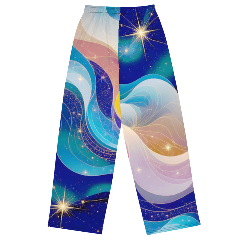 "Coral Tides" Collection - Designer Unisex Wide Leg Pants – ZKoriginal